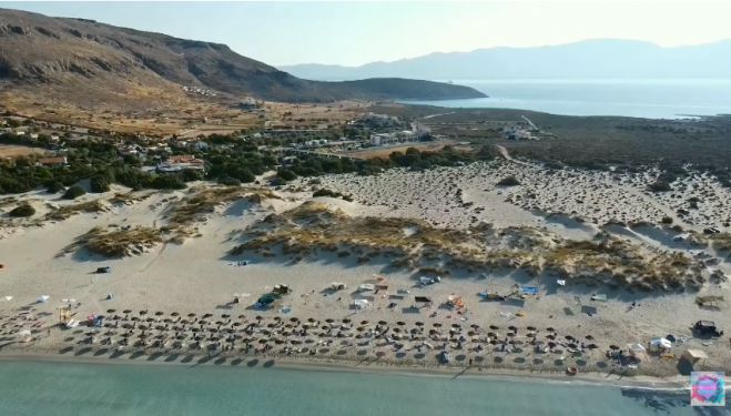 Ελαφόνησος | Η μαγευτική παραλία του Σίμου από ψηλά (vd) - Kalimera Arkadia