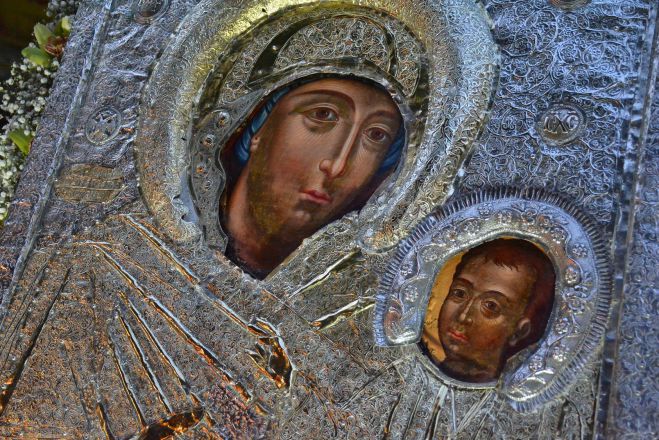 Στη Μονή Καλτεζών η Εικόνα της Παναγίας της Γοργοϋπηκόου Παναγούδας ...